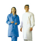 Clean Room Anti Static Products Esd Lab Coats Outwear With Greaseproof Non Toxic